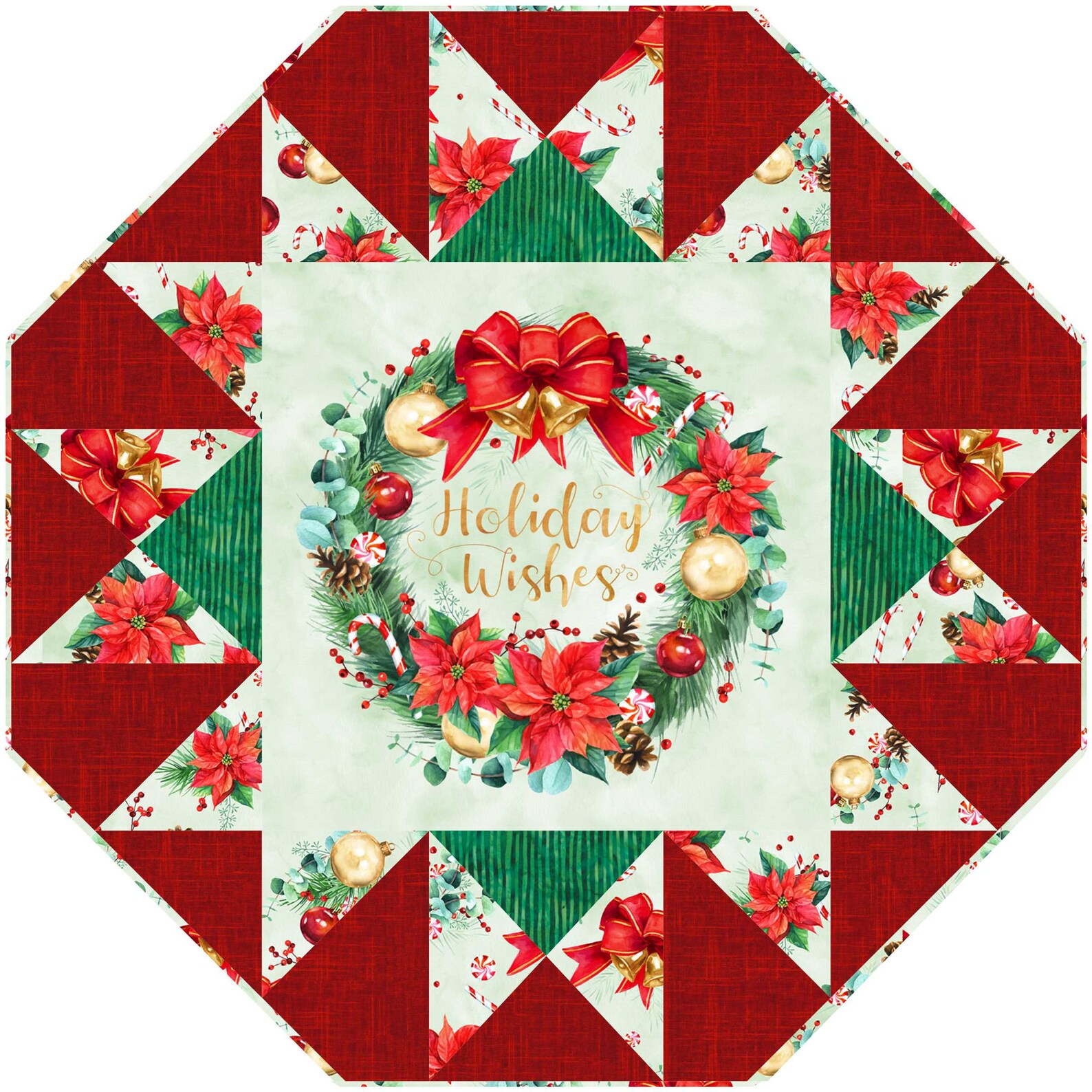 Centerpiece Quilt Pattern directions the Fabric Addict - Etsy