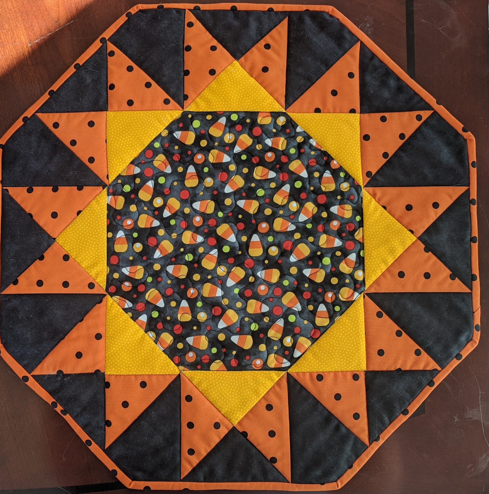 Sunburst Table Topper Pattern. INSTANT DOWNLOAD. Pdf Pattern Easy Table ...