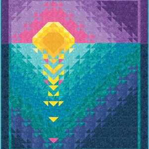 PDF Sunset at Sea Quilt Pattern, Version 3, the Fabric Addict. - Etsy