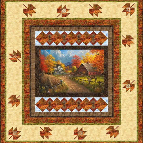 Farm Quilt Panel - Etsy