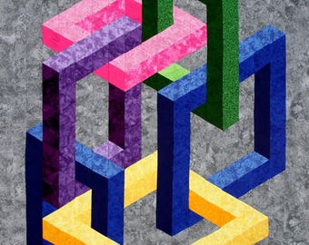 3 dimensional quilt | Etsy