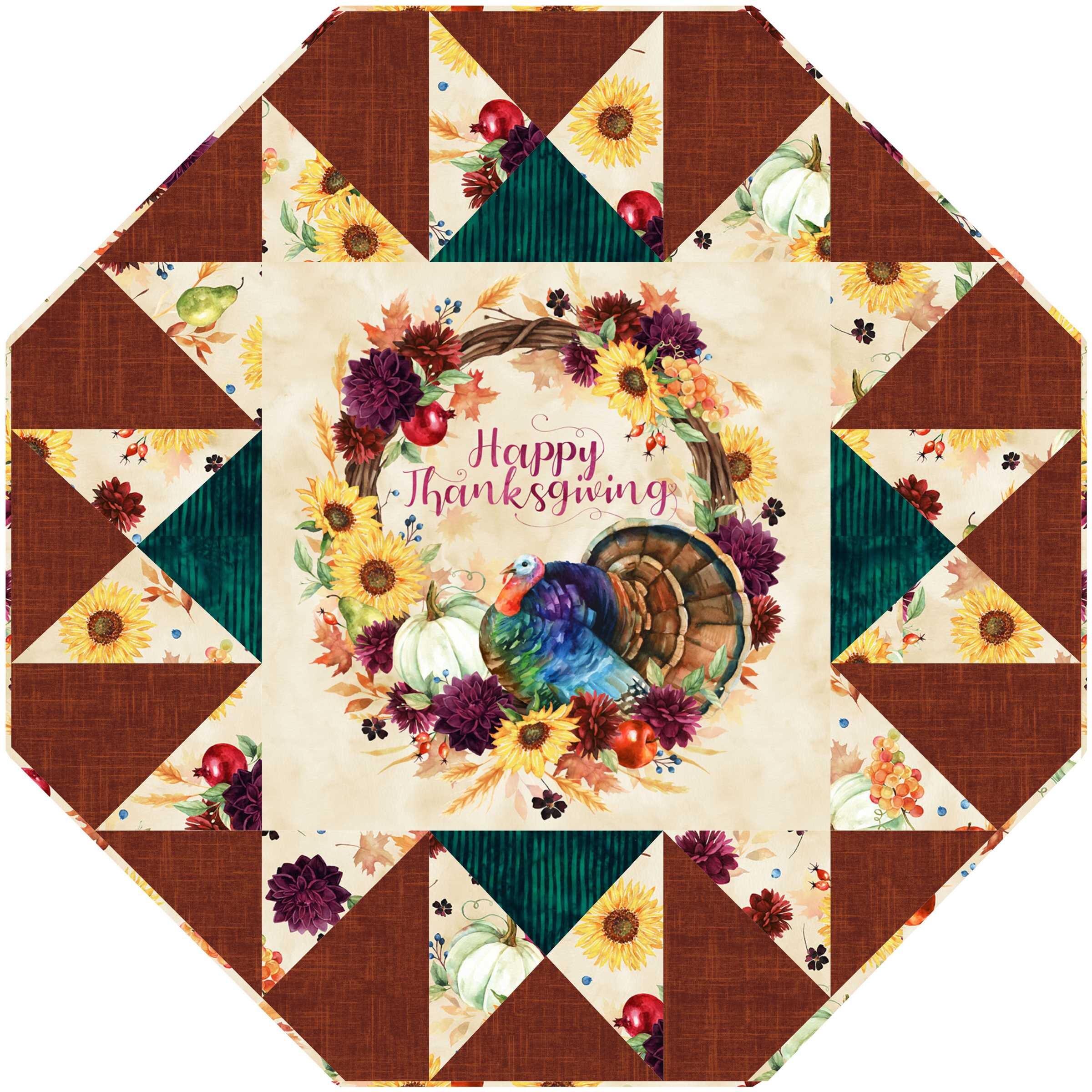 Centerpiece Quilt Pattern directions the Fabric Addict - Etsy