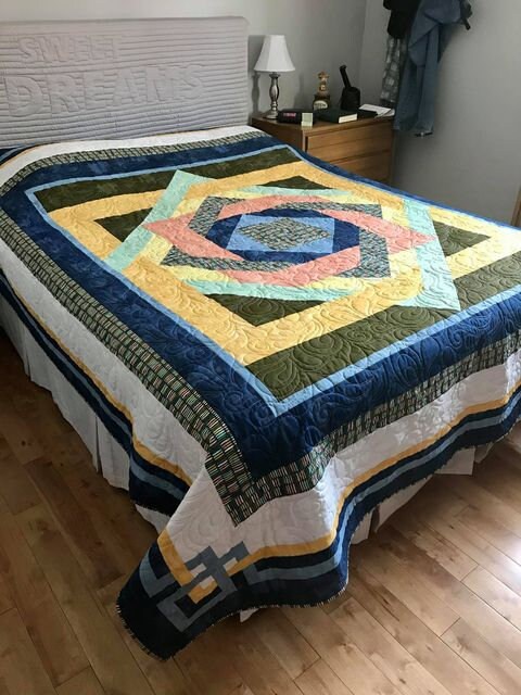 PDF Entwined Quilt Pattern Queen the Fabric Addict | Etsy