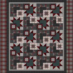 Stars in Stars Quilt Pattern. Download Copy. - Etsy