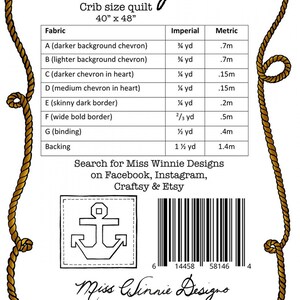 Across My Heart Quilt Pattern by Miss Winnie Designs - Etsy