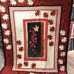 Scattered Leaves, Quilt Pattern - Queen, Twin, Throw Sizes. - Etsy