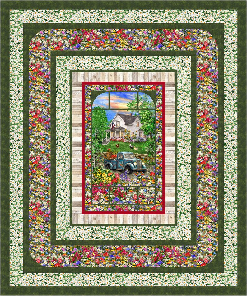 Clear View Quilt Pattern the Fabric Addict Timeless - Etsy