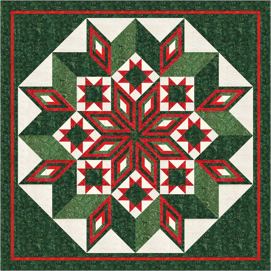 Ferris Wheel, PDF Quilt Pattern, Queen, King, the Fabric Addict ...