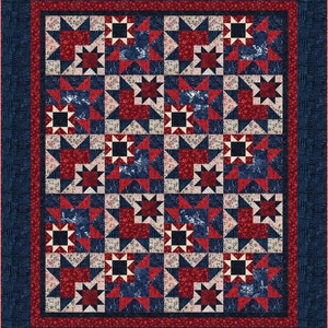 Stars in Stars Quilt Pattern. Download Copy. - Etsy