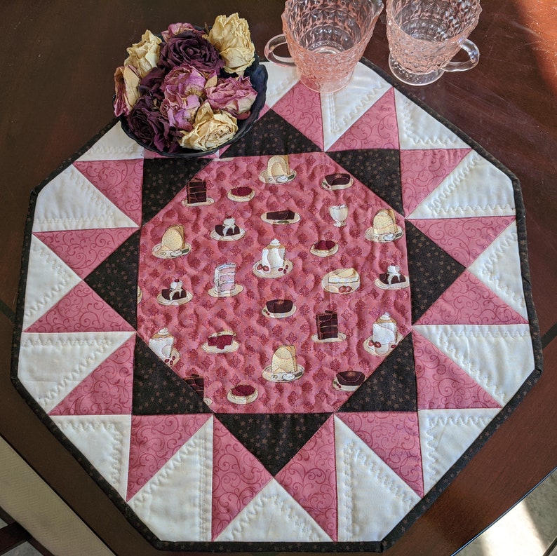 Sunburst Table Topper Pattern. Instant Download. Easy Table - Etsy