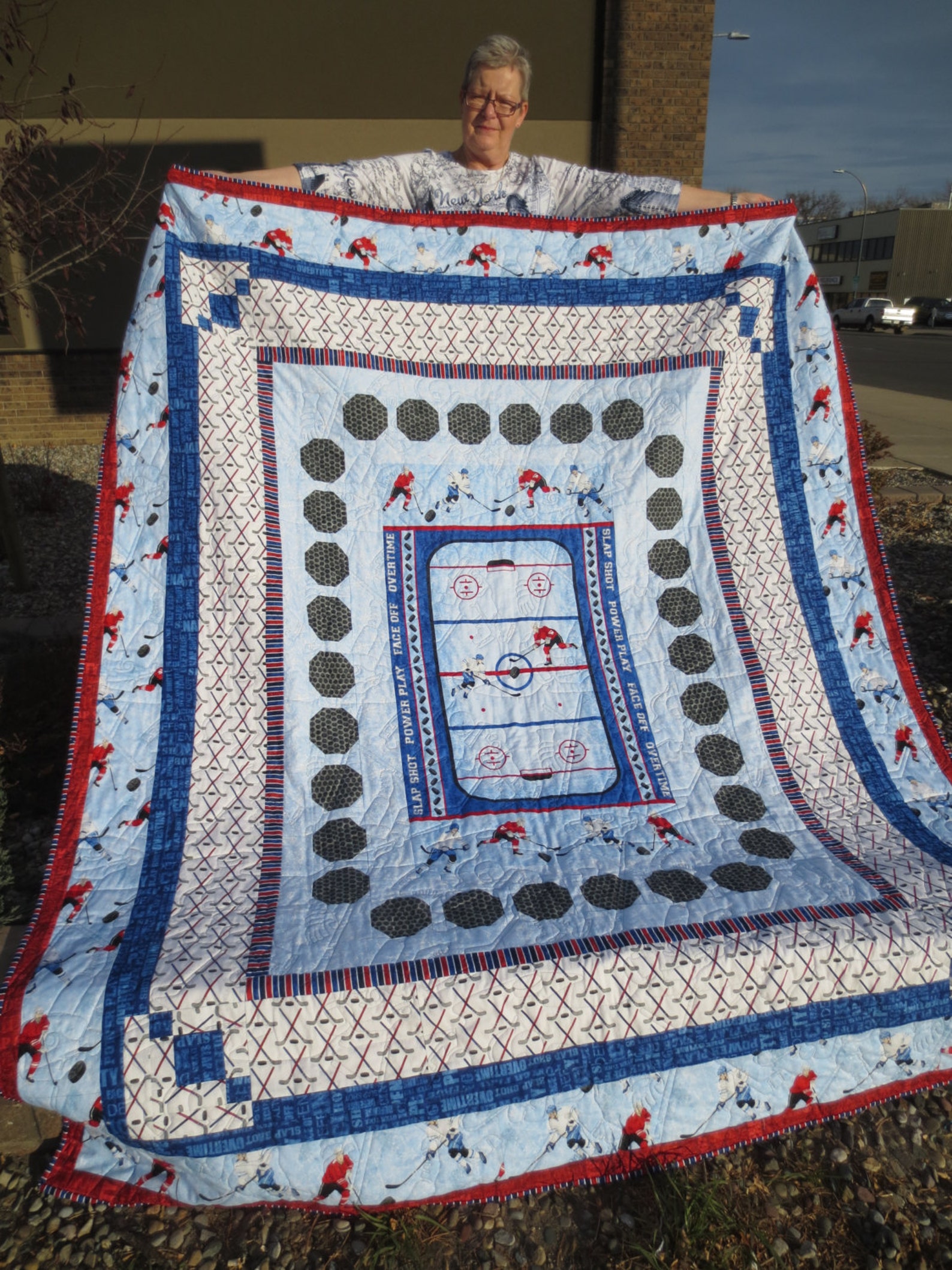 Panel Quilt Pattern. Hockey Soccer Stonehenge Kids' by - Etsy Canada