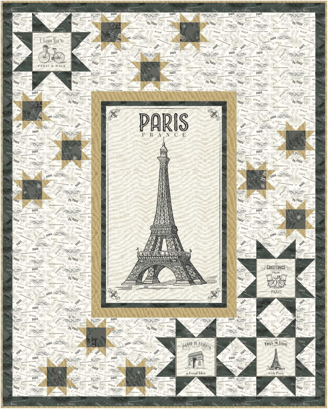 Wish Upon a Star Quilt Pattern. Hard Copy. - Etsy