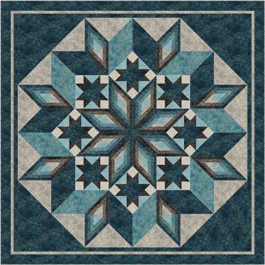 Ferris Wheel, PDF Quilt Pattern, Queen, King, the Fabric Addict ...