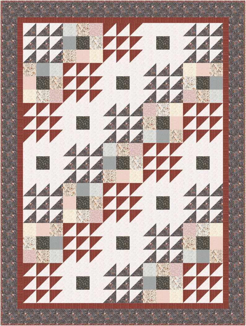 Navajo Nights PDF Quilt Pattern the Fabric Addict - Etsy