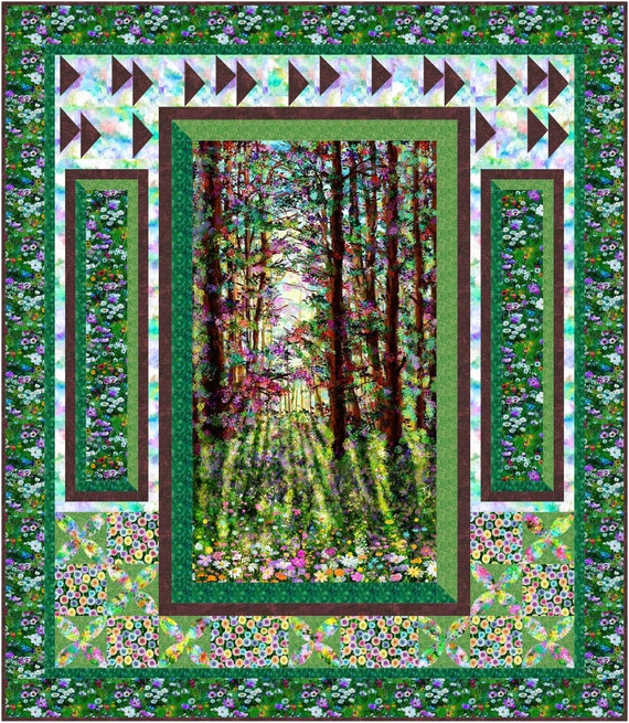 Sidelights Quilt Pattern. Download Copy. - Etsy