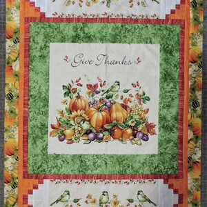 Give Thanks, Quilt Kit Panel, Northcott, Cardinal Wreath, the Fabric ...