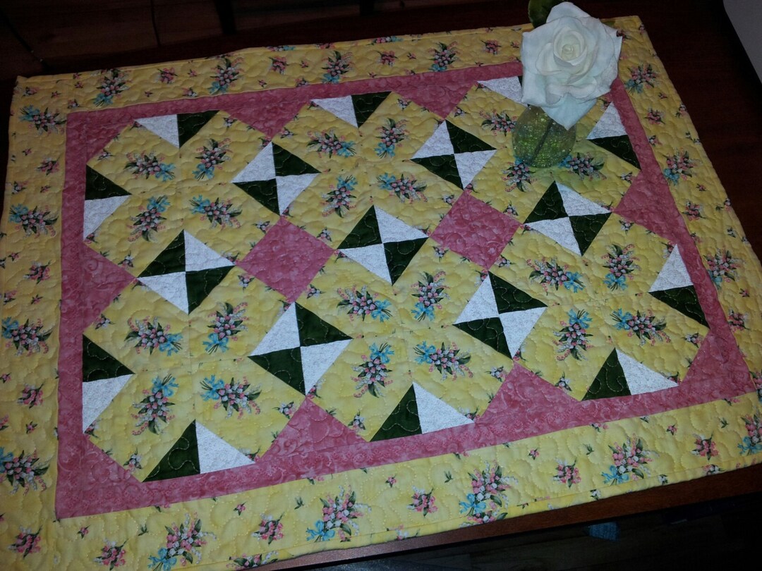 Easy Kaleidoscope Quilt Pattern. Table Topper or Baby/lap Mayflowers - Etsy