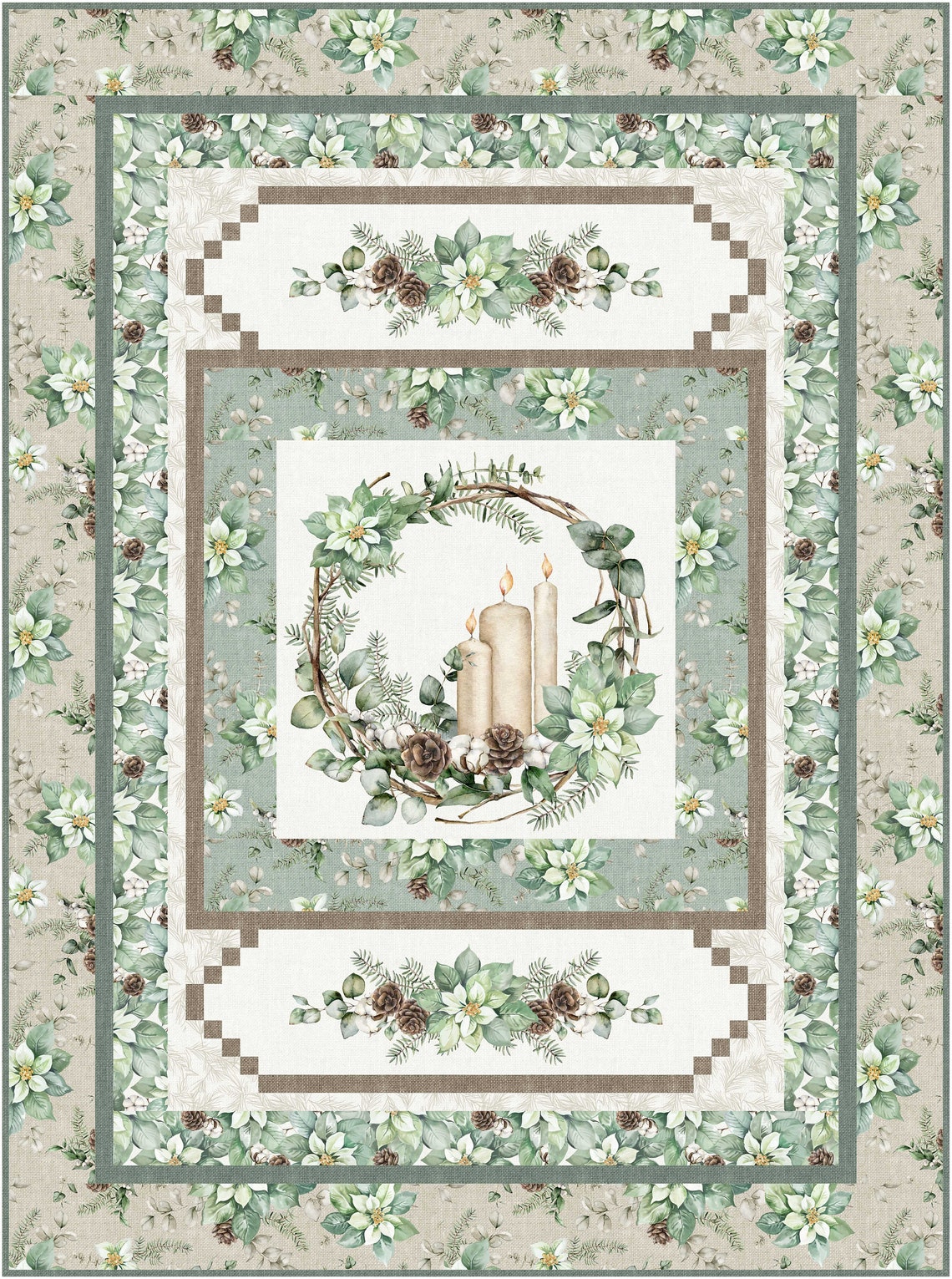 Centerfield Quilt Pattern Using 24 Panel. Timeless - Etsy