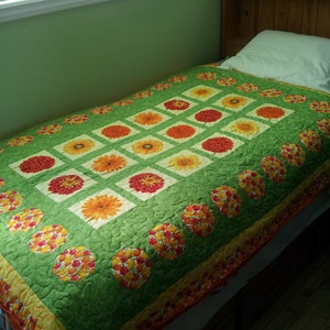 Panel Quilt Pattern. Pattern for Queen, Twin & Lap Included. Final ...