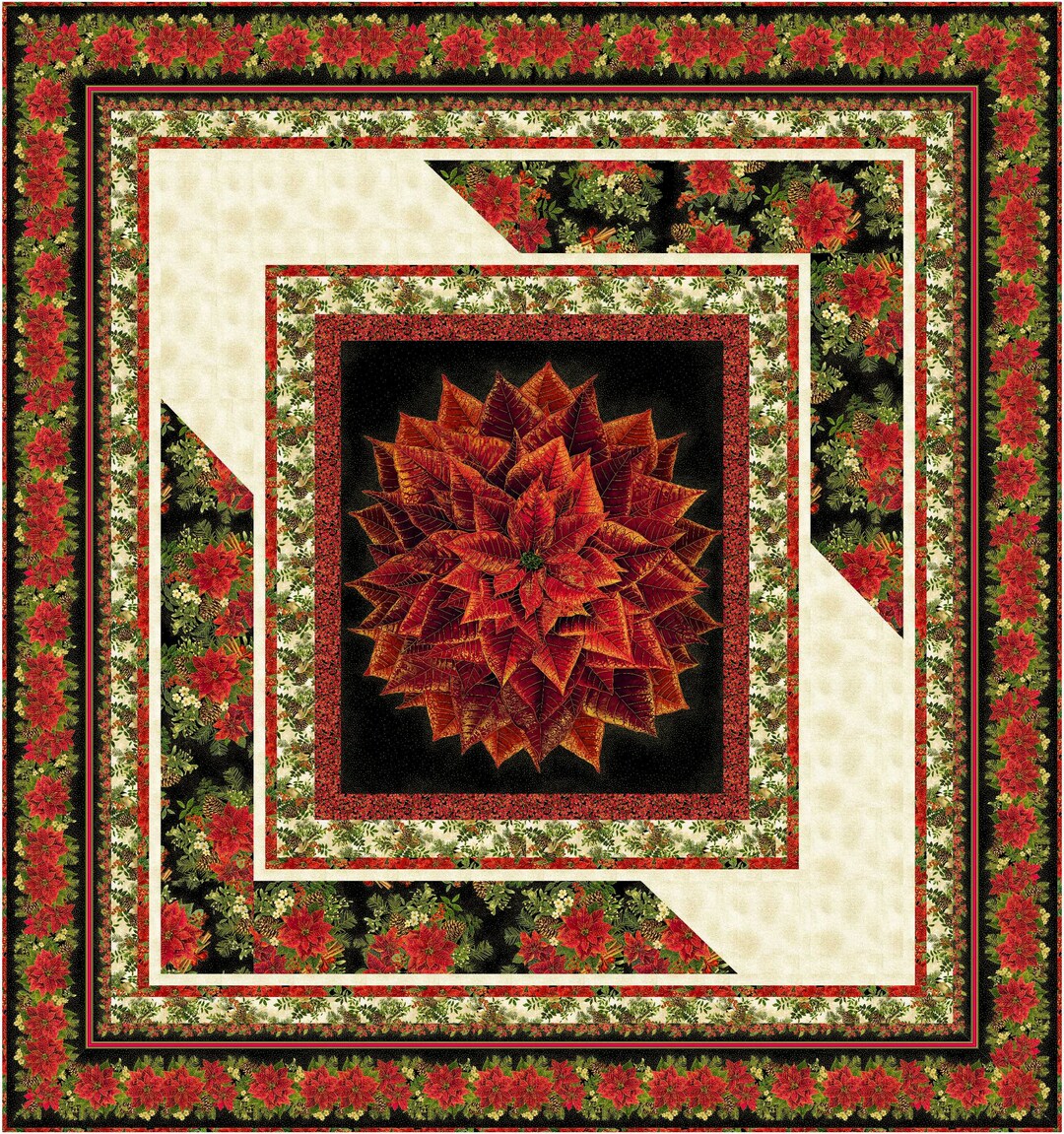 A Panel to Die for Quilt Pattern. Hard Copy. - Etsy