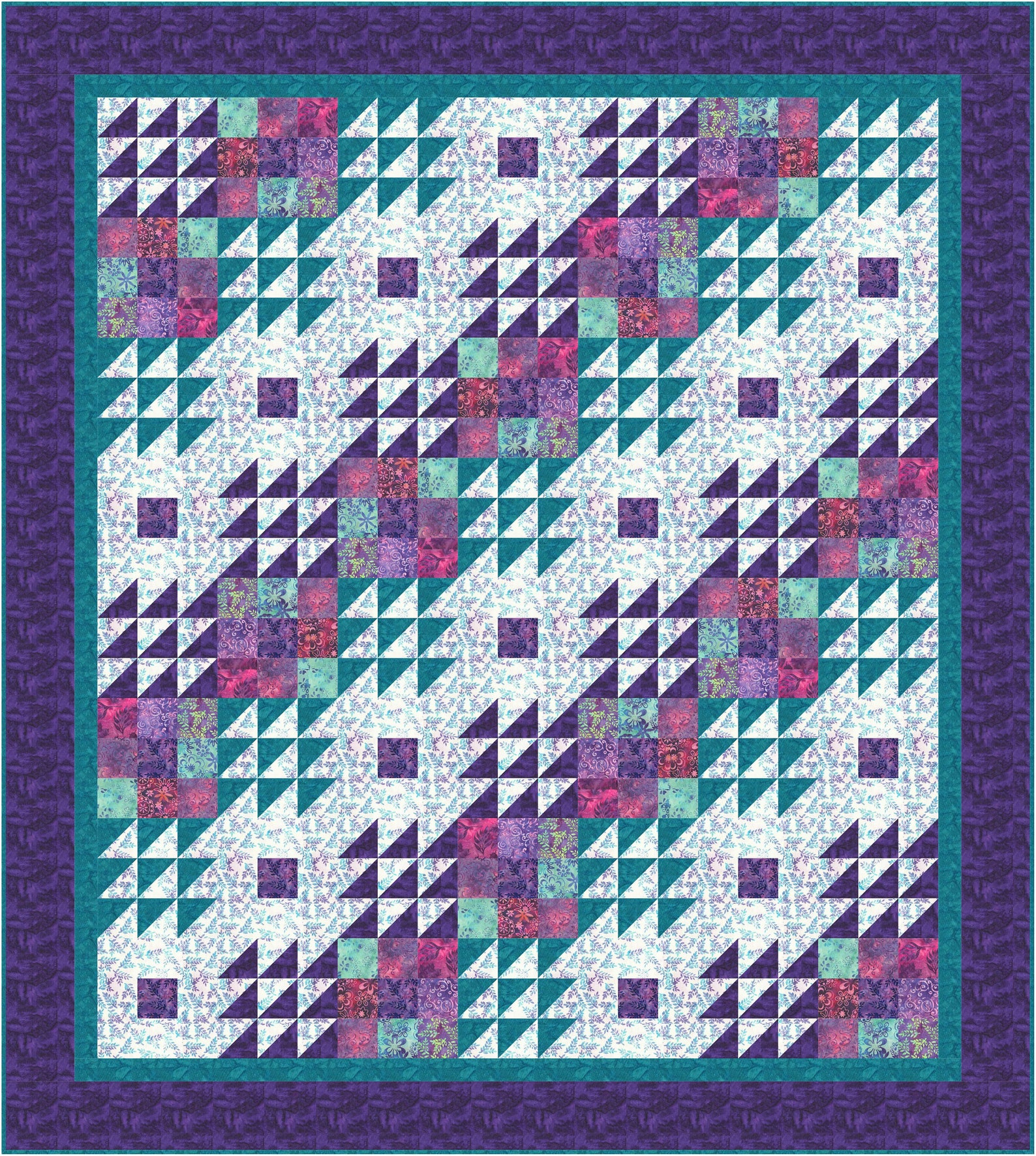 Navajo Nights Quilt Pattern by the Fabric Addict Featuring - Etsy
