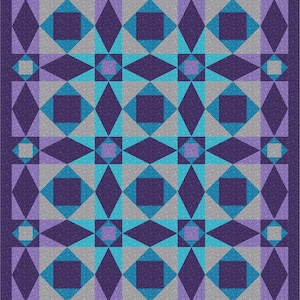 Waverly, Quilt Pattern,storm at Sea Variation, the Fabric Addict ...