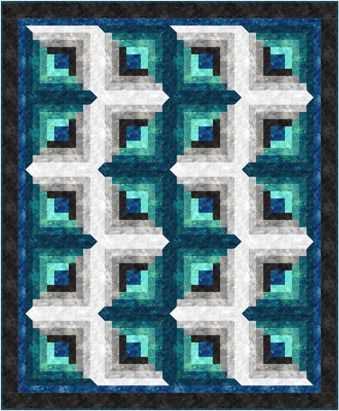 Cabin Trails Quilt Pattern. PDF Copy. - Etsy