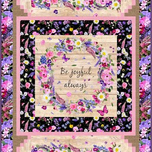 Center Stage Quilt Pattern, Timeless Treasures, Spring Beauty, Red ...