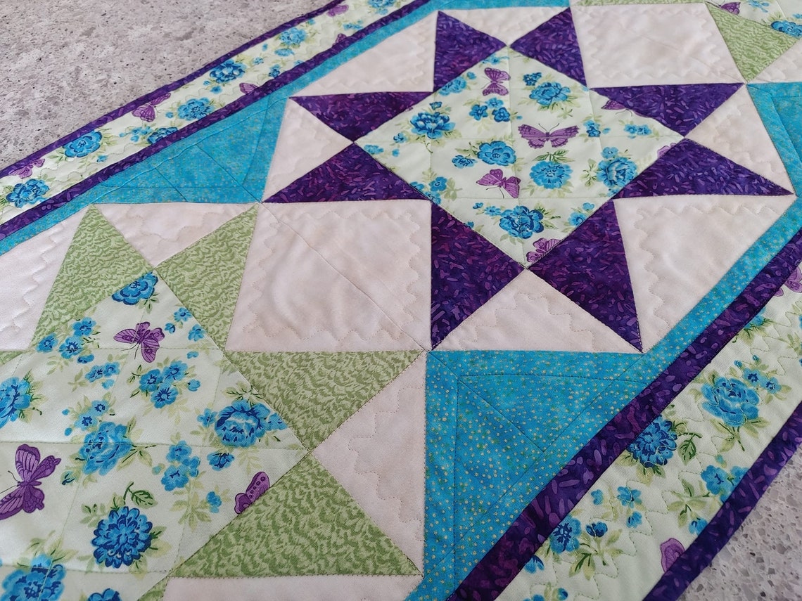 Easy Stars Runner Quilt Pattern Table Runner the Fabric - Etsy