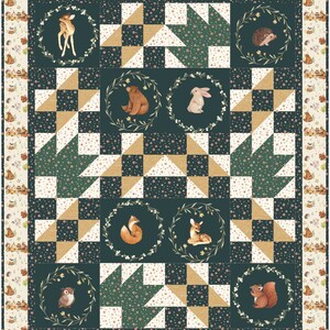 A Walk in the Woods, PDF Quilt Pattern, Directions - Etsy