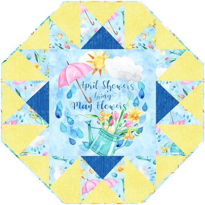 Centerpiece Quilt Pattern (directions), the Fabric Addict, Hoffman ...
