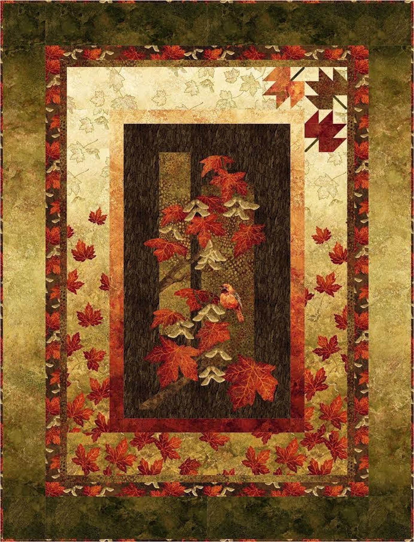 Quilt Pattern. Autumn Splendor, Maplewood, Northcott. the Fabric Addict ...