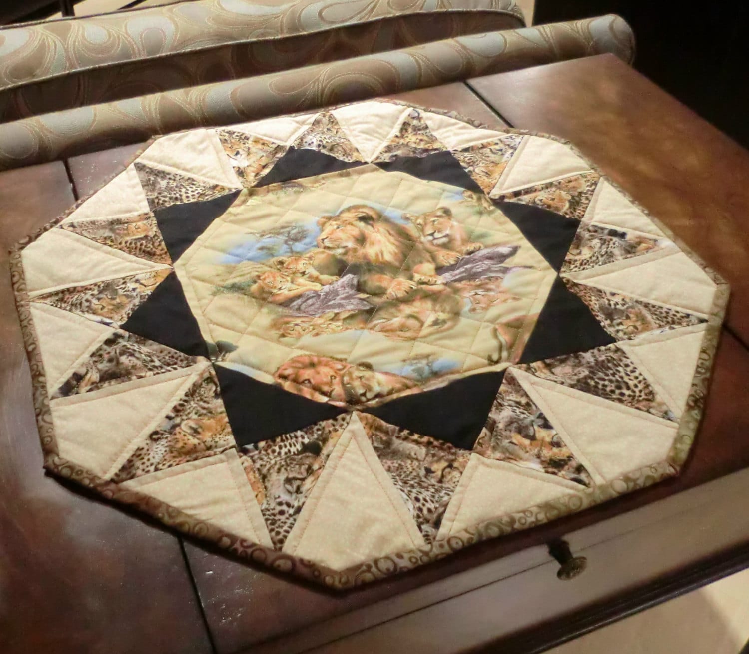 Sunburst Table Topper Pattern. Instant Download. Easy Table - Etsy