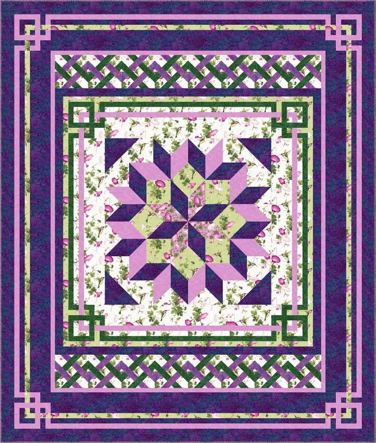 Carpenter's Square Quilt Pattern Queen Northcott | Etsy