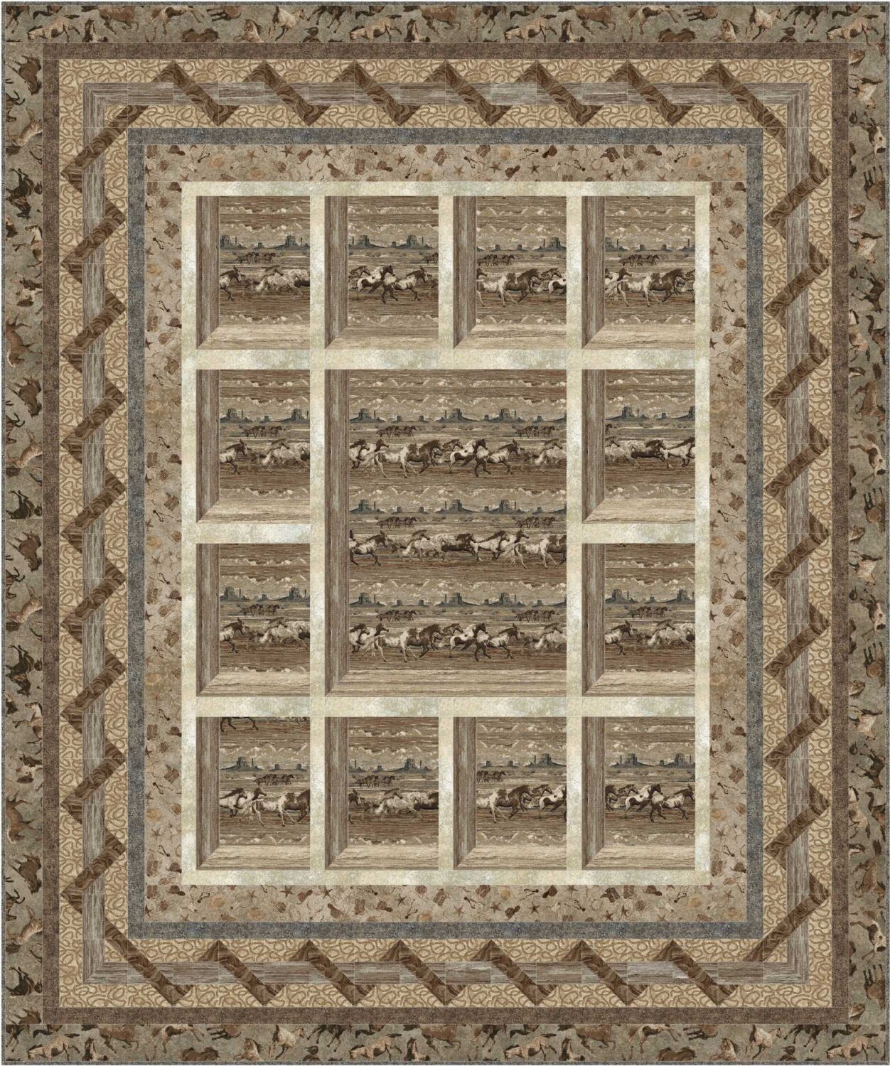 Attic Window Twist Multi Sized Pattern Stonehenge Canyon Ridge - Etsy