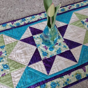 Easy Stars Runner Quilt Pattern, Table Runner, the Fabric Addict - Etsy