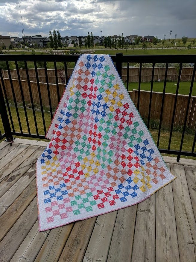 Sweet Sixteen Quilt Pattern Queen Twin Throw Baby Precut - Etsy