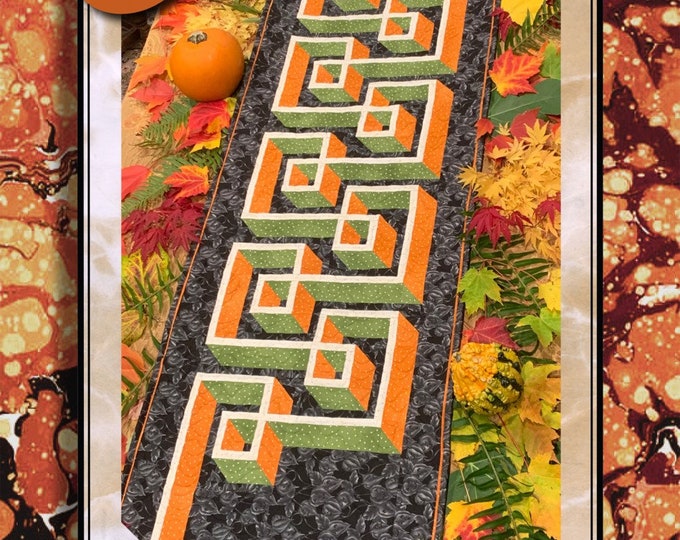 Crescendo Quilt Pattern. Table or Bed Runner. by the Guilty Quilter - Etsy