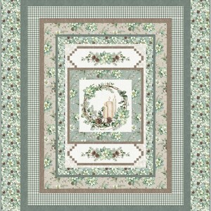 Centerfield Quilt Pattern Using 24" Panel. Timeless Treasures. Spring ...