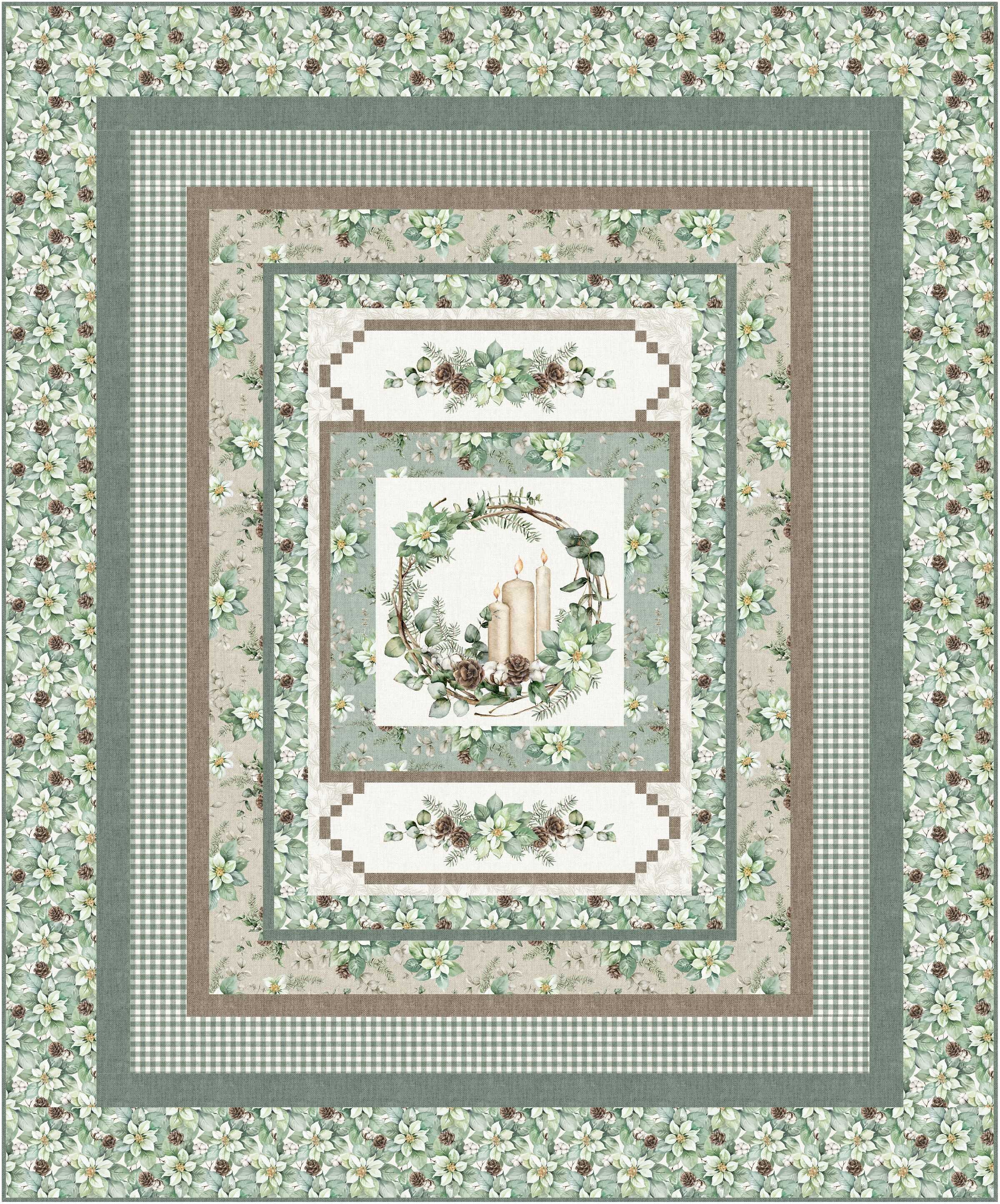 Centerfield Quilt Pattern Using 24 Panel. Timeless - Etsy