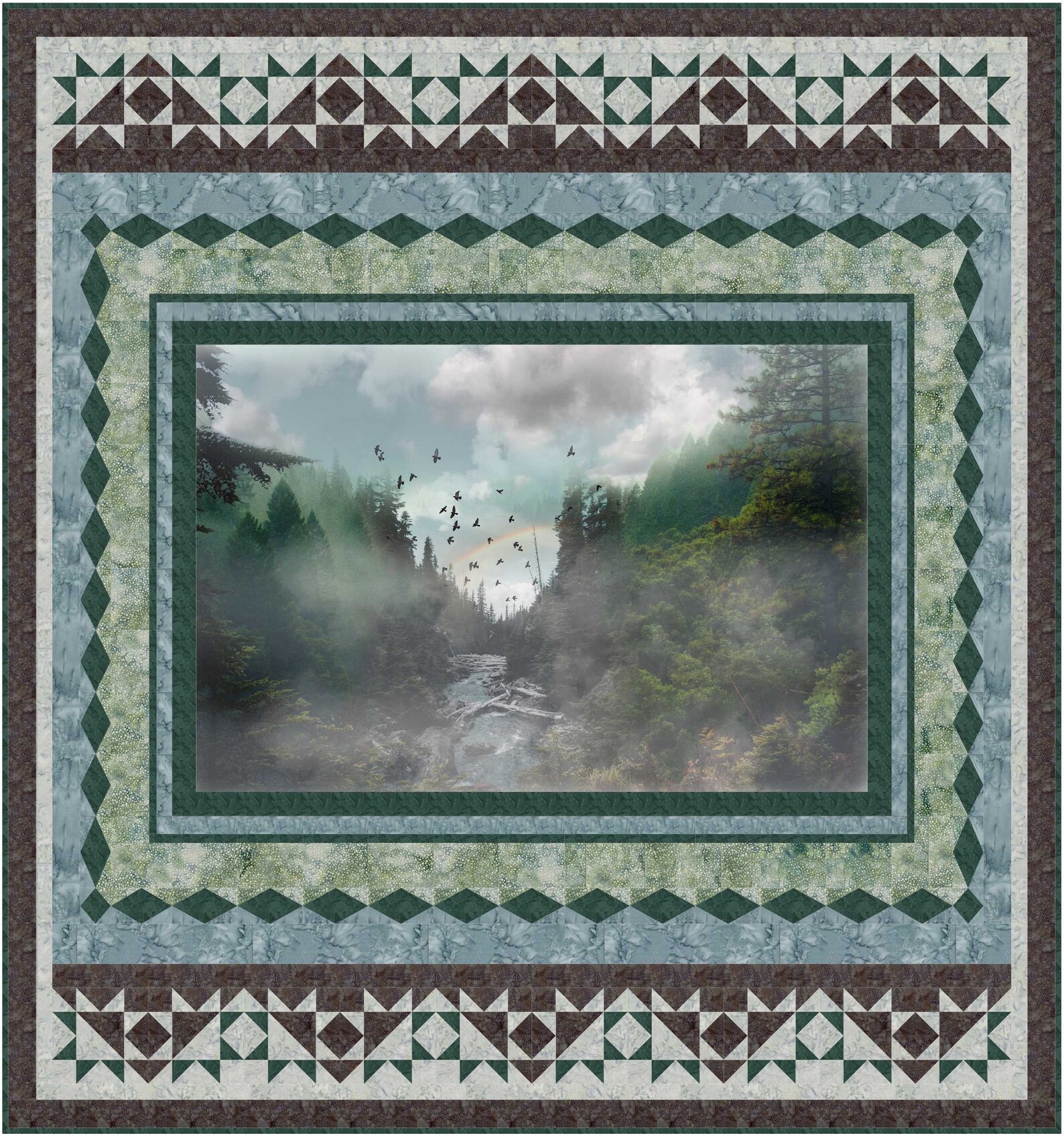 Picturesque Quilt Pattern. Digital Copy. - Etsy