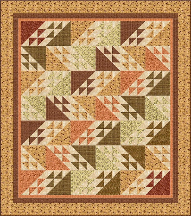 Hard Copy Multi Sized Pattern "jungle Paths" Great for Intermediate or ...