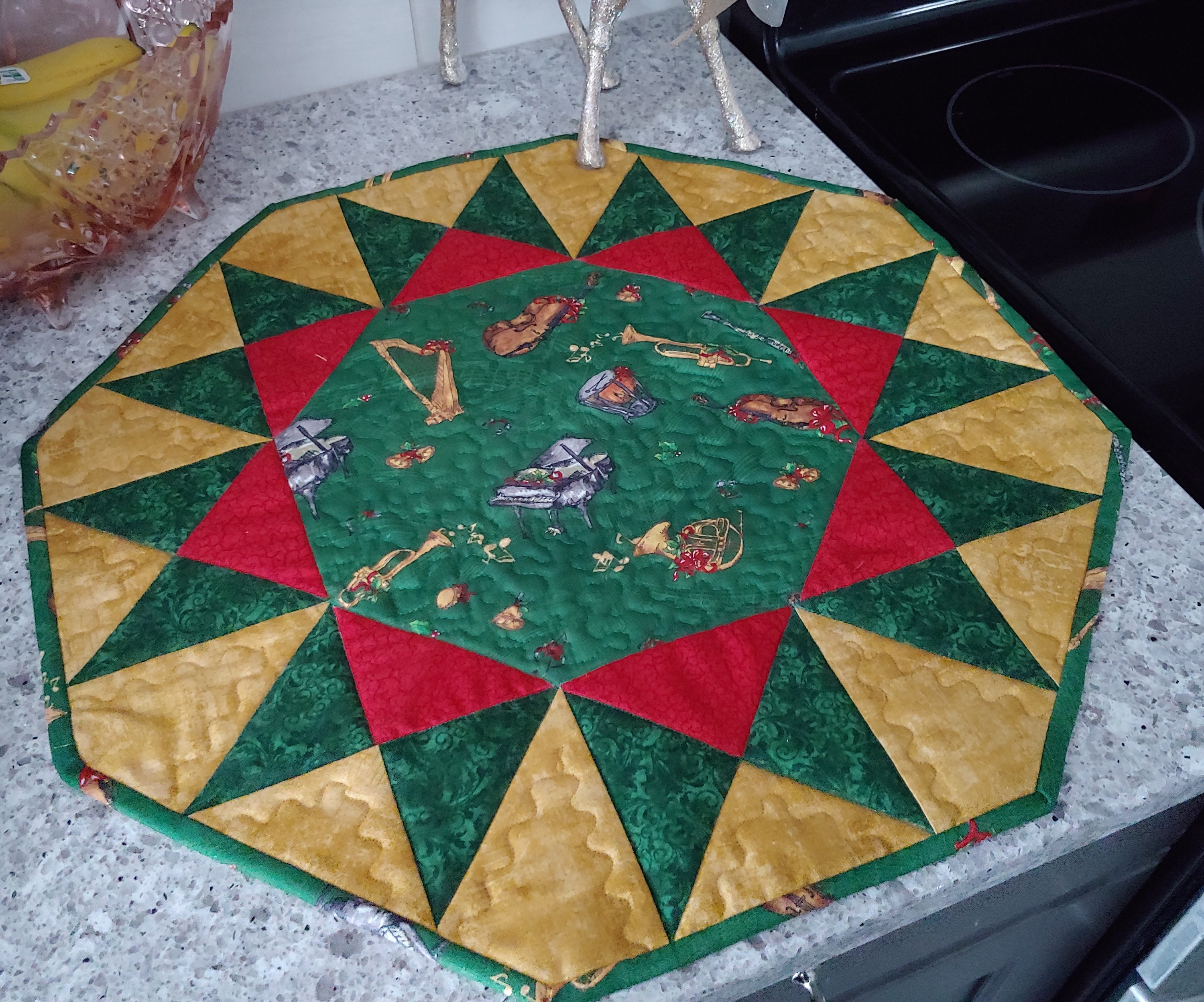 Sunburst Table Topper Pattern. Instant Download. Easy Table - Etsy Canada