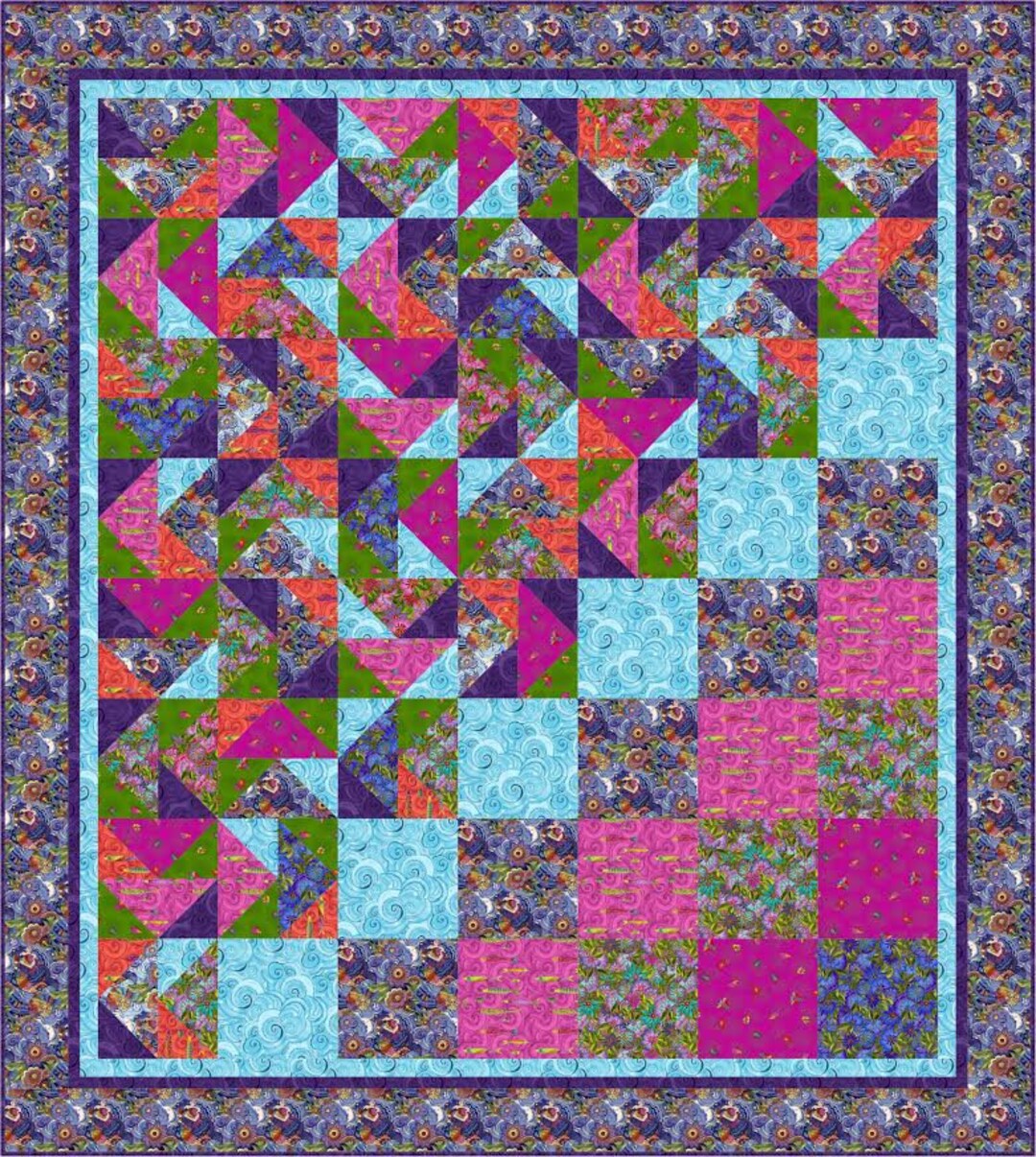 What the Hay! Quilt Pattern, Lauel Birch, Clothworks, 50 Sahdes of Hay ...