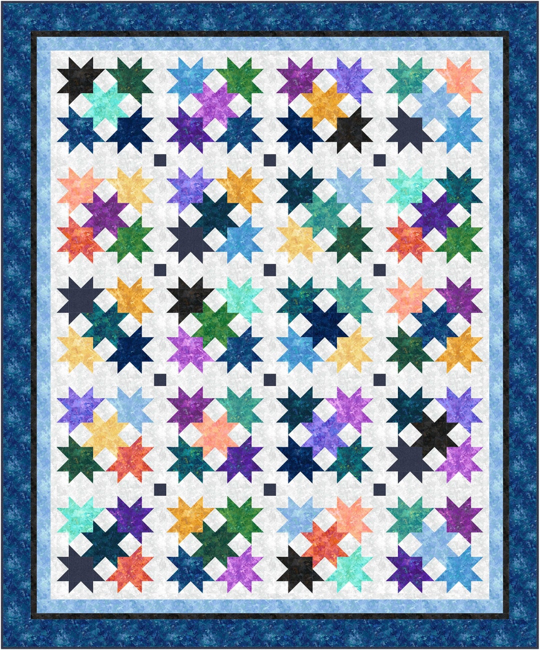 Stars Americana Quilt Pattern. Hard Copy. - Etsy