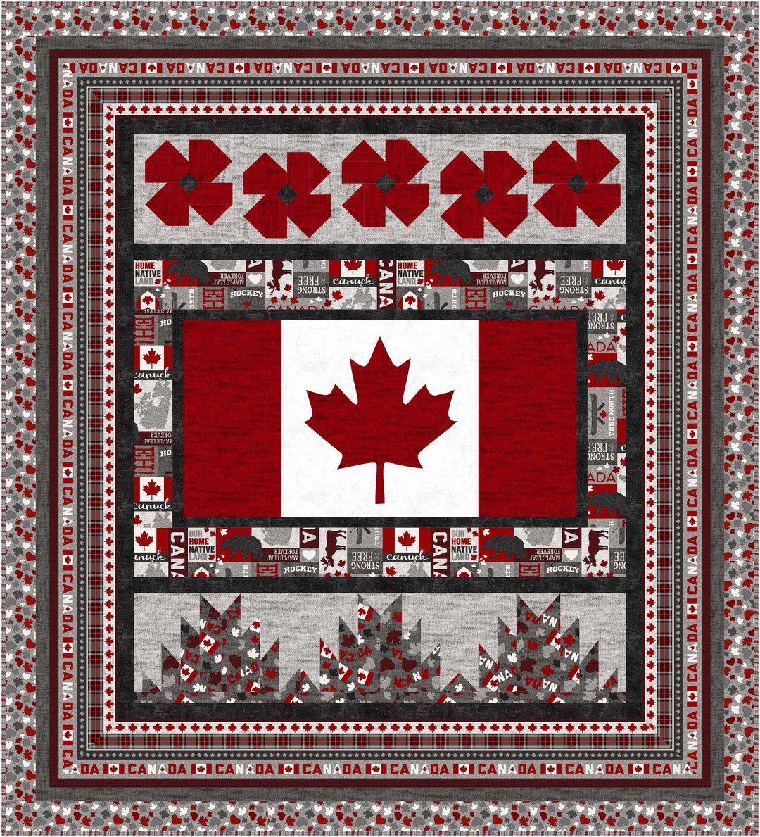 True Patriot Love, Quilt Pattern, Canada, Northcott - Etsy
