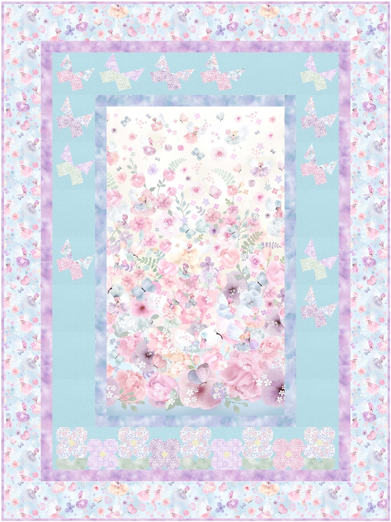 Butterflies Are Free Quilt Pattern Michael Miller Timeless - Etsy