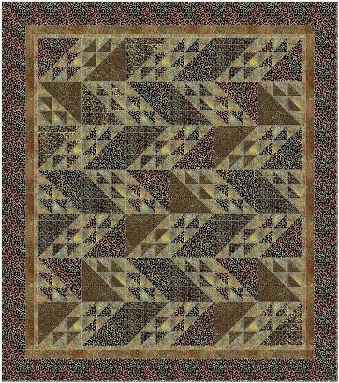 Hard Copy Multi Sized Pattern jungle Paths Great - Etsy