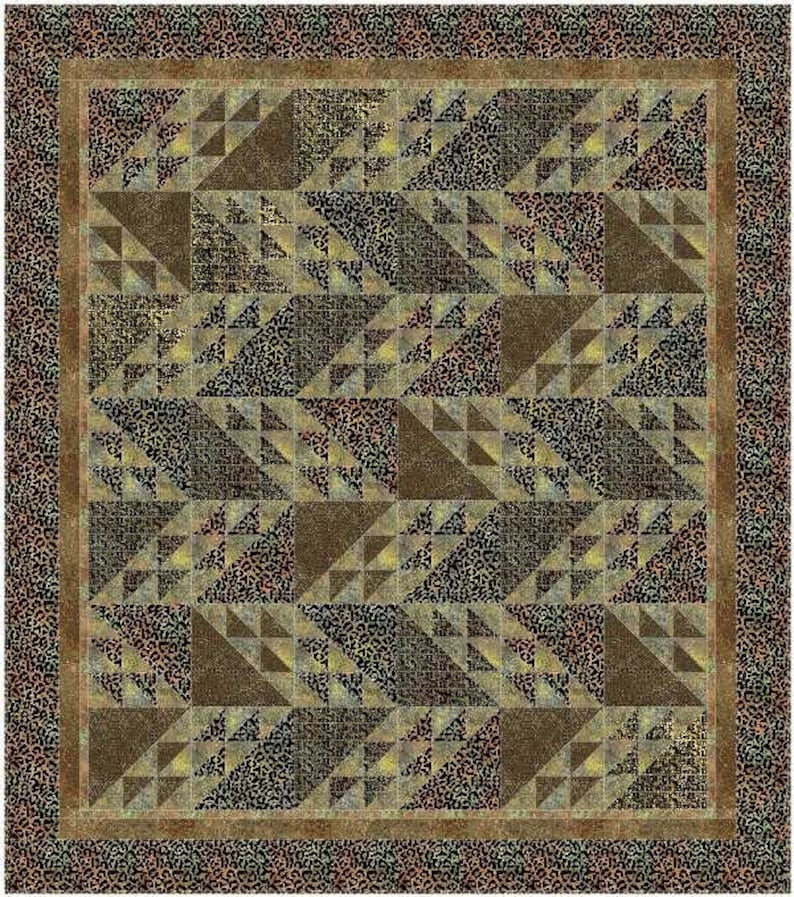 Hard Copy Multi Sized Pattern "jungle Paths" Great for Intermediate or ...