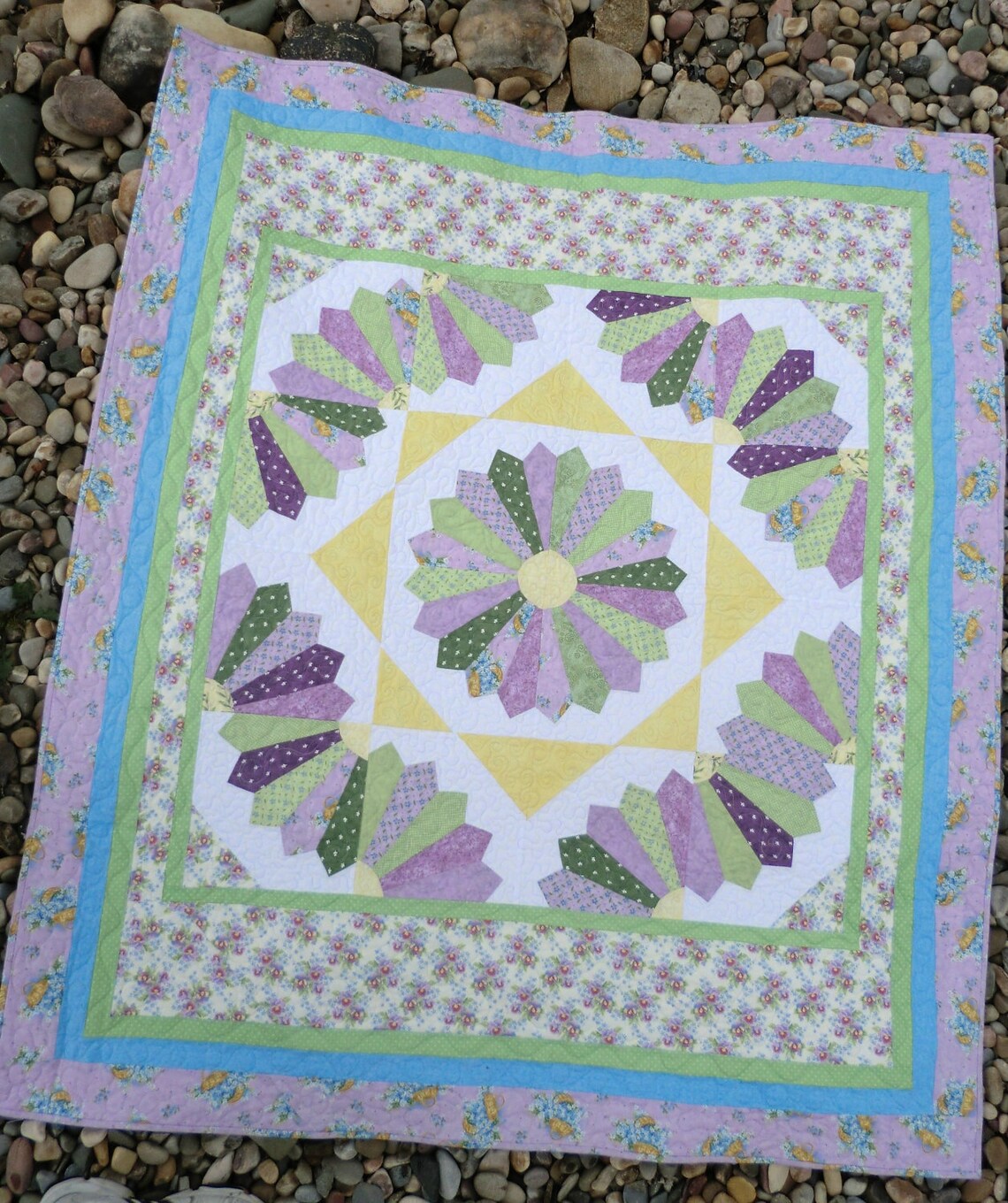 Fanfare Pattern Northcott Geisha Stonehenge Pink Ribbon, Nature's ...